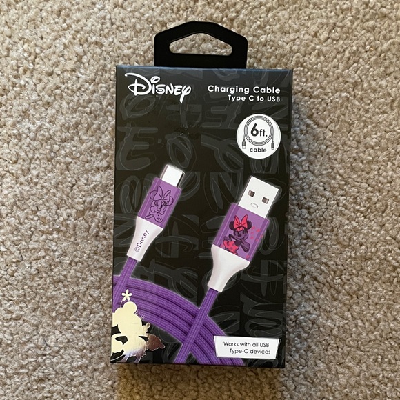 Disney | Cell Phones & Accessories | Disney Minnie Mouse Charging Cable ...